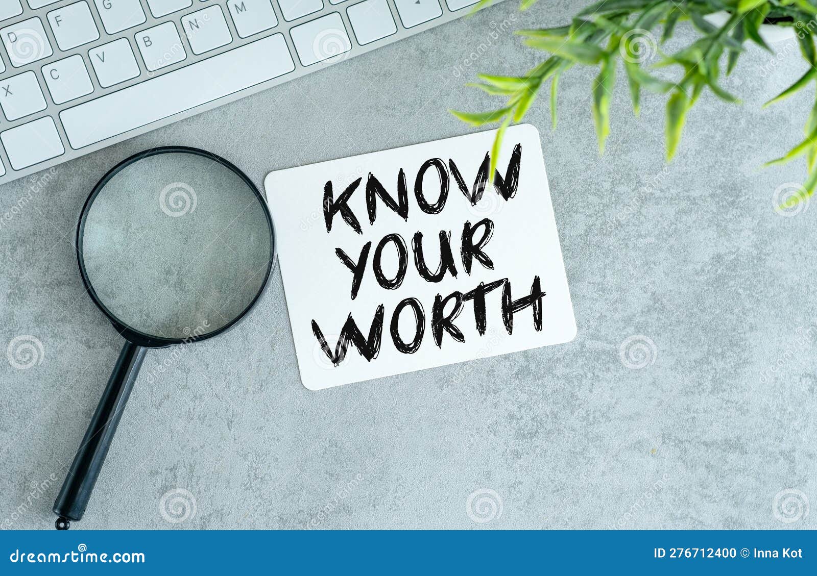 Life Inspirational and Motivation Quotes - Know Your Worth Text on ...