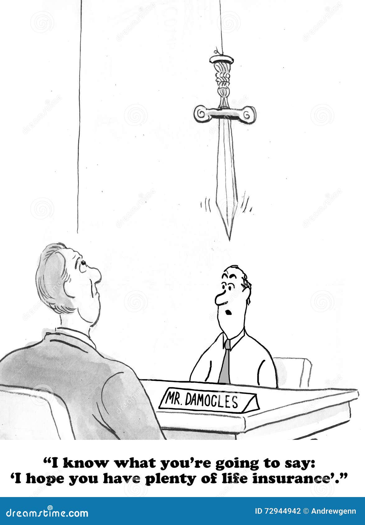 Life Insurance stock illustration. Illustration of cartoons - 72944942