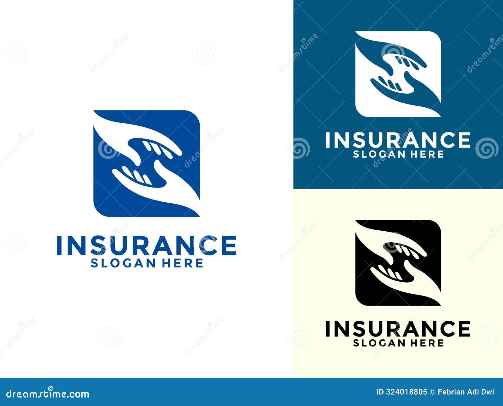 Life Insurance Logo Design Vector, Care and Protection Insurance with ...