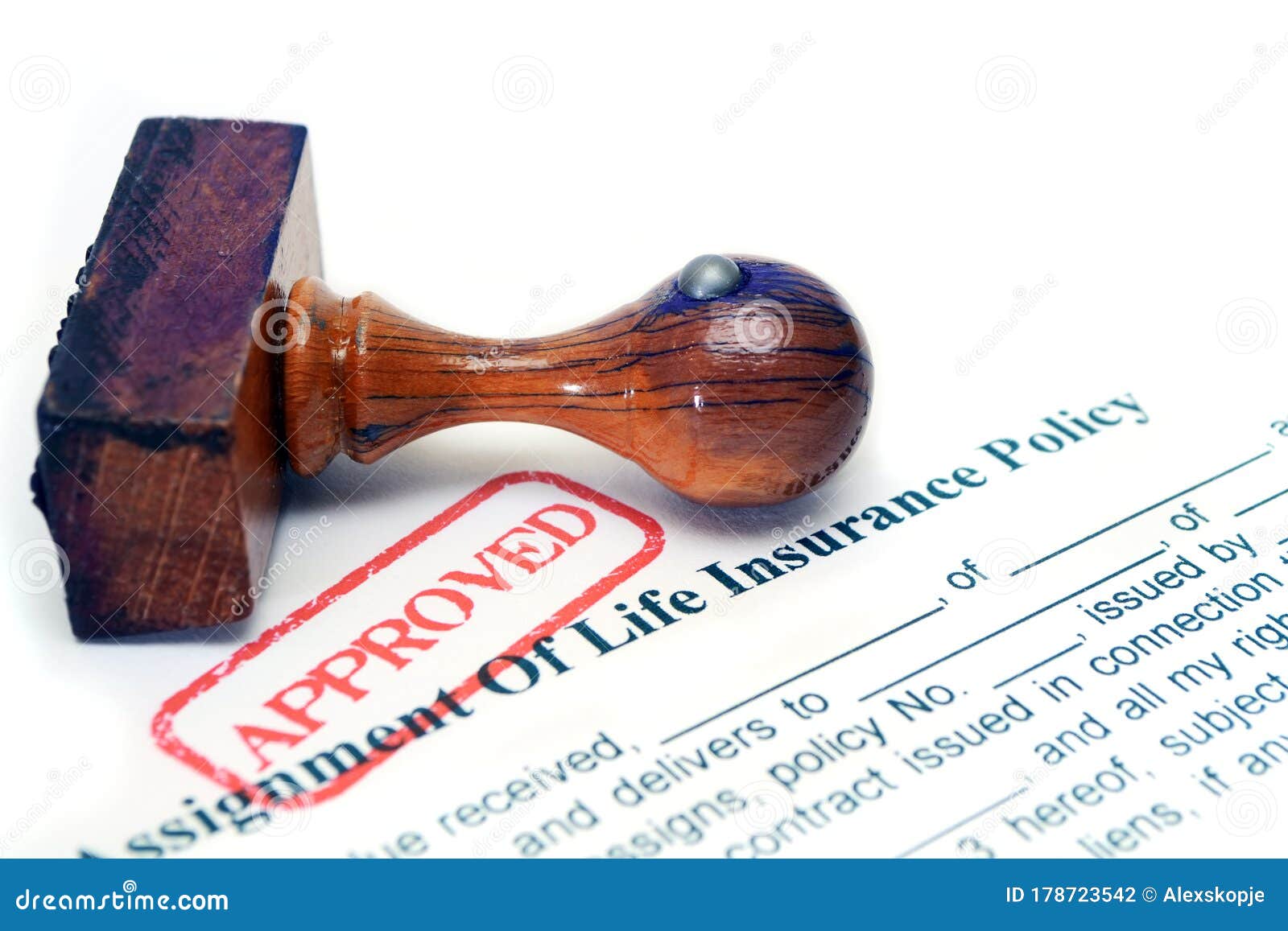Life insurance policy stock photo. Image of paperwork - 178723542