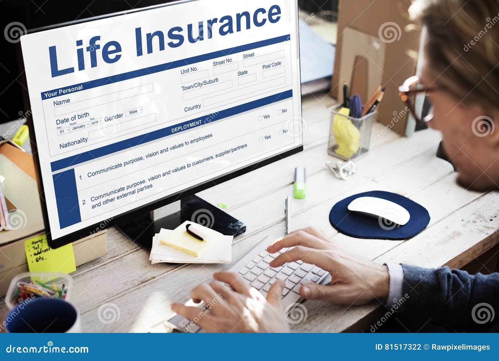 Life Insurance Policy Terms of Use Concept Stock Photo - Image of ...