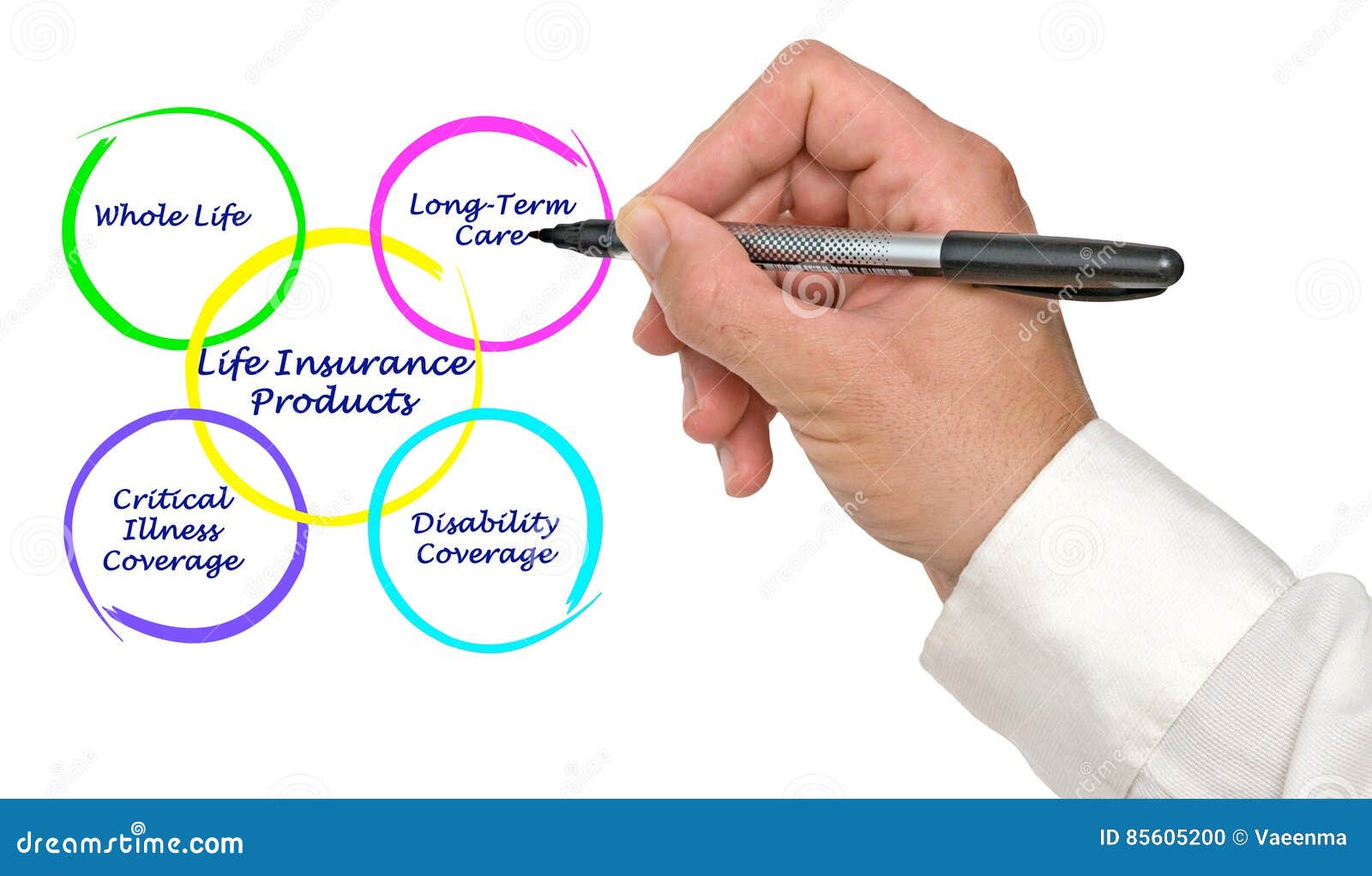 Life Insurance Products stock photo. Image of presenting - 85605200