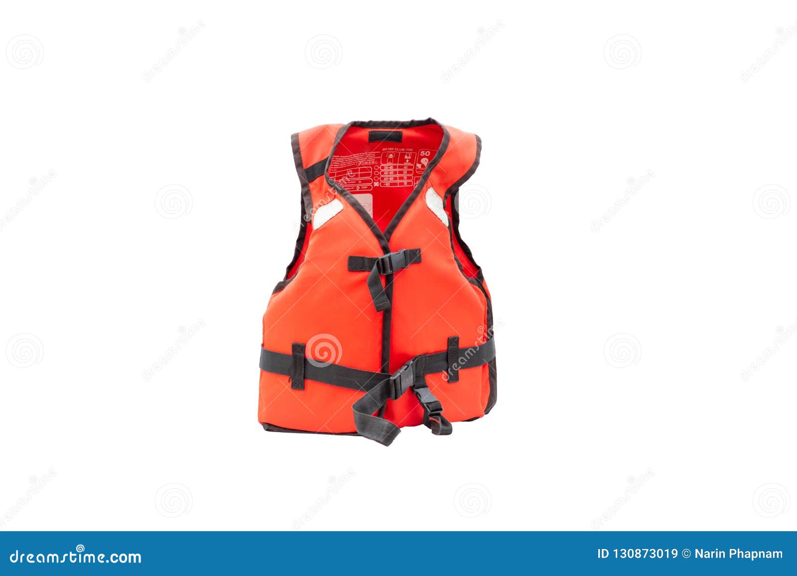Life jacket colour red stock image. Image of save, boat - 130873019