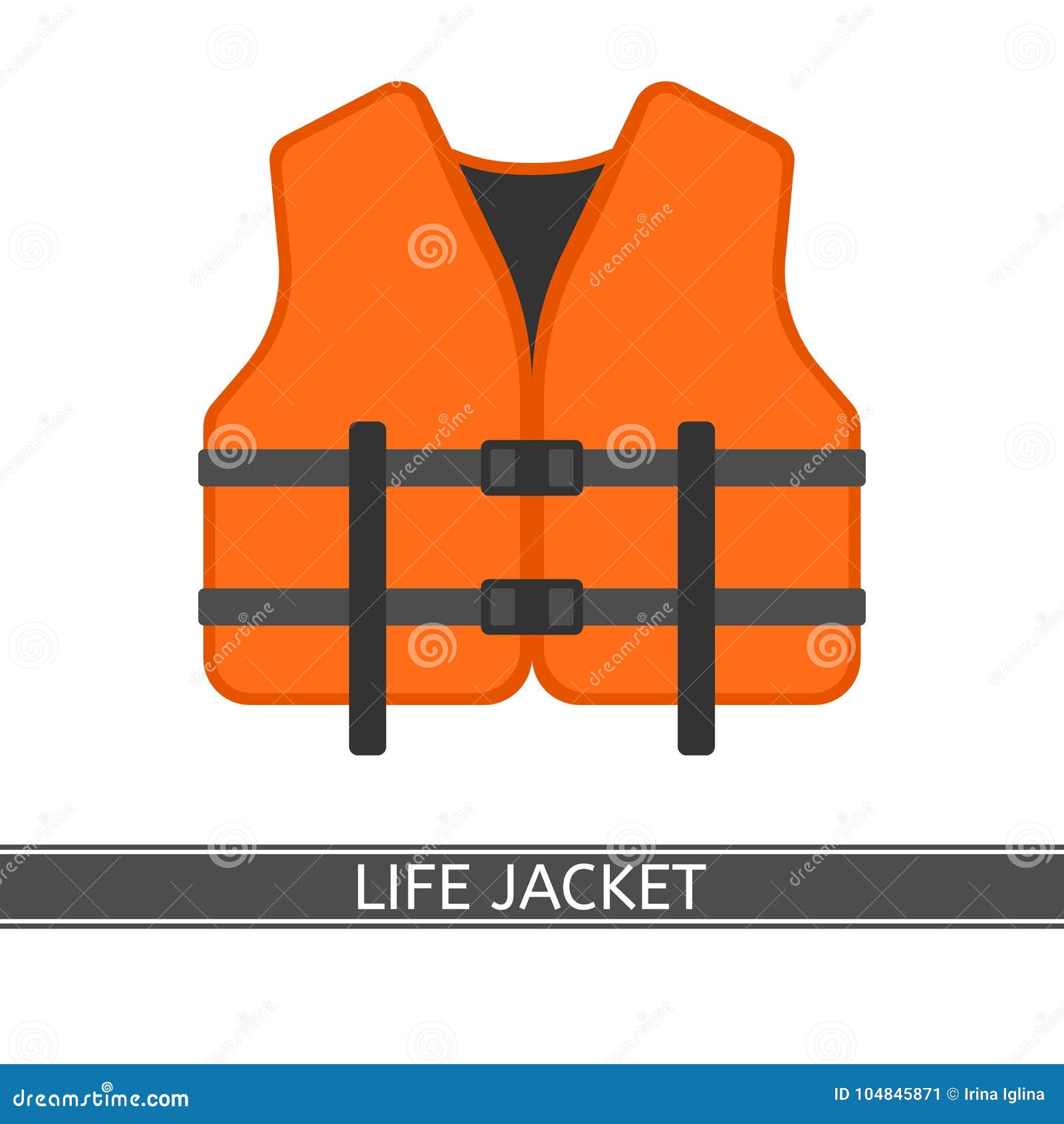 Life Jacket Vector Illustration | CartoonDealer.com #83961050