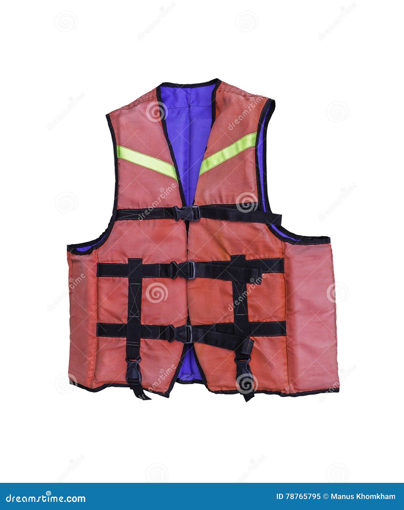 Life jacket isolated stock image. Image of isolated, scuba - 78765795