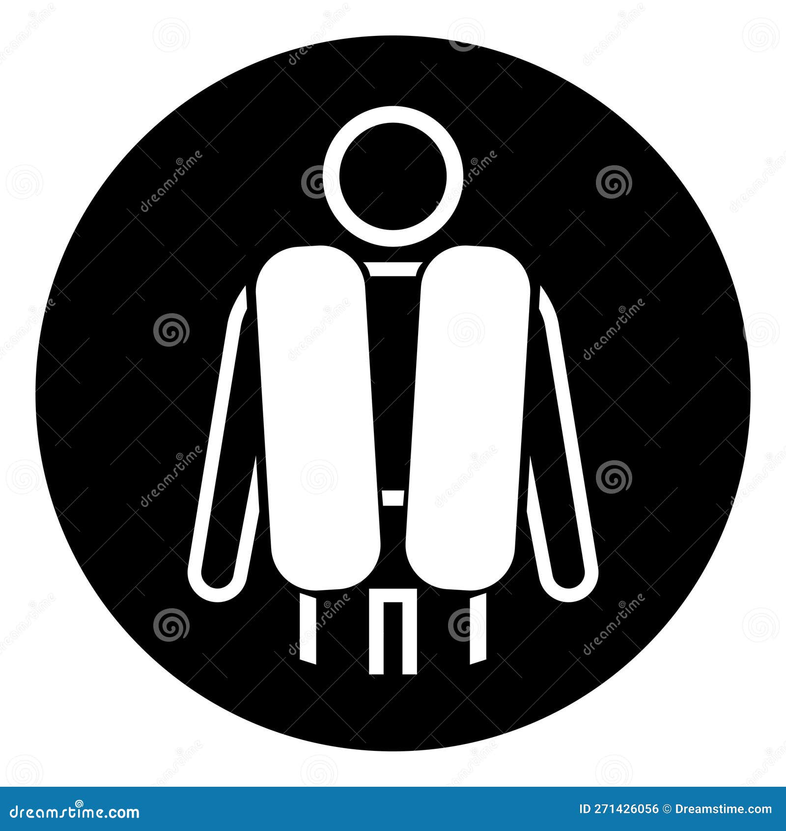 Life Jacket Required Symbol Sign, Vector Illustration, Isolate on White ...
