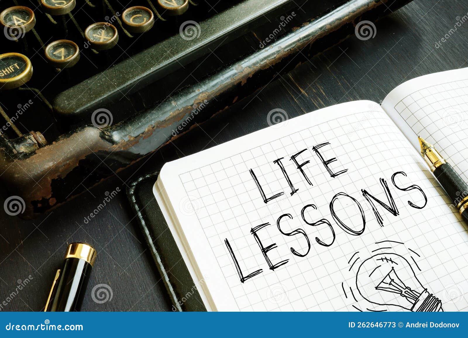 Life Lessons are Shown Using the Text Stock Image - Image of ...