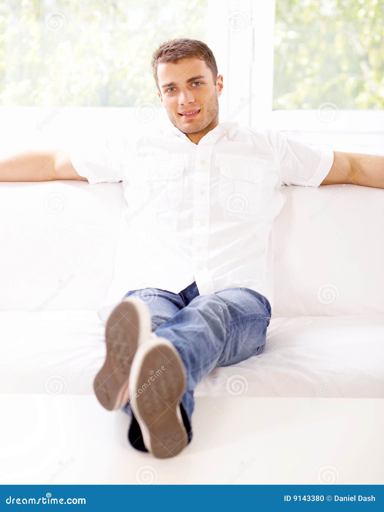 Daily life of a Man stock photo. Image of single, human - 9143380