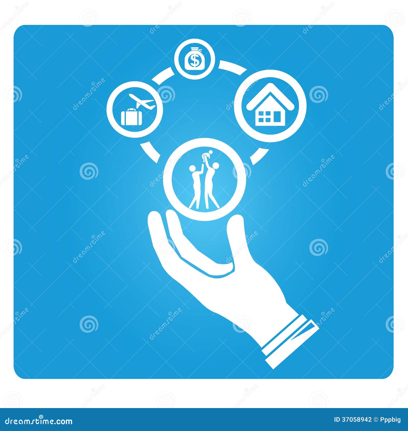 Life management stock illustration. Illustration of deal - 37058942