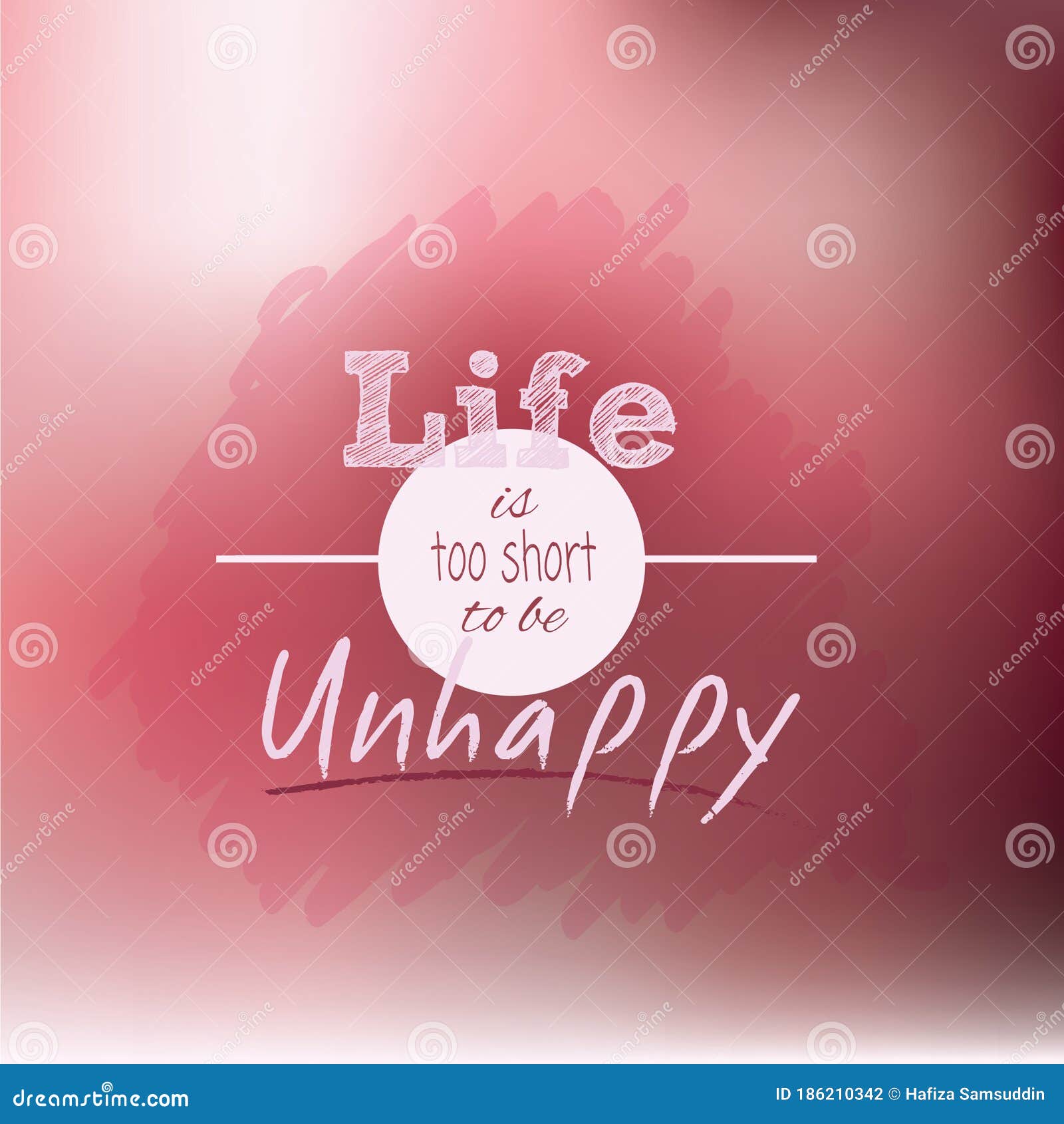 Life Motivation Poster. Vector Illustration Decorative Design Stock ...