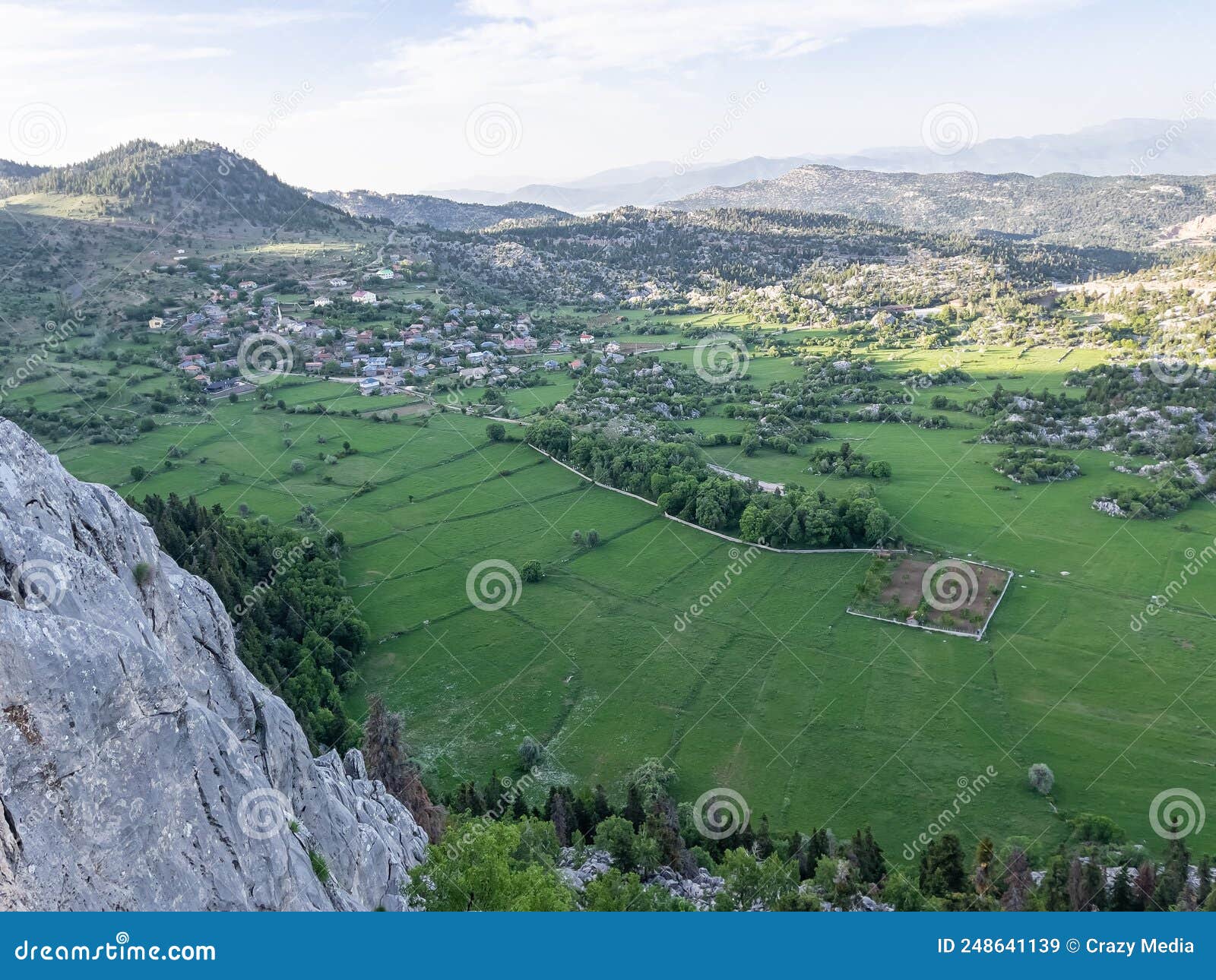 Life and Nature Scenes in Difficult Terrain Areas in the Countryside ...