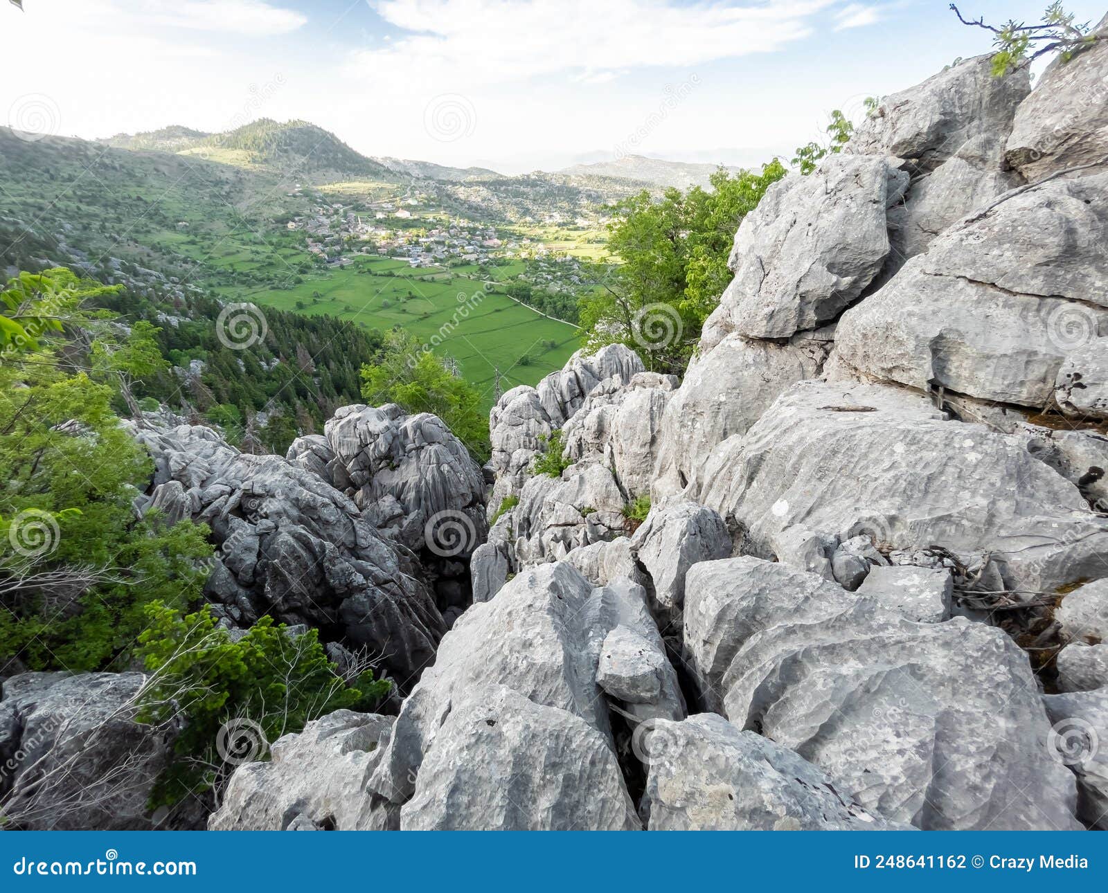 Life and Nature Scenes in Difficult Terrain Areas in the Countryside ...