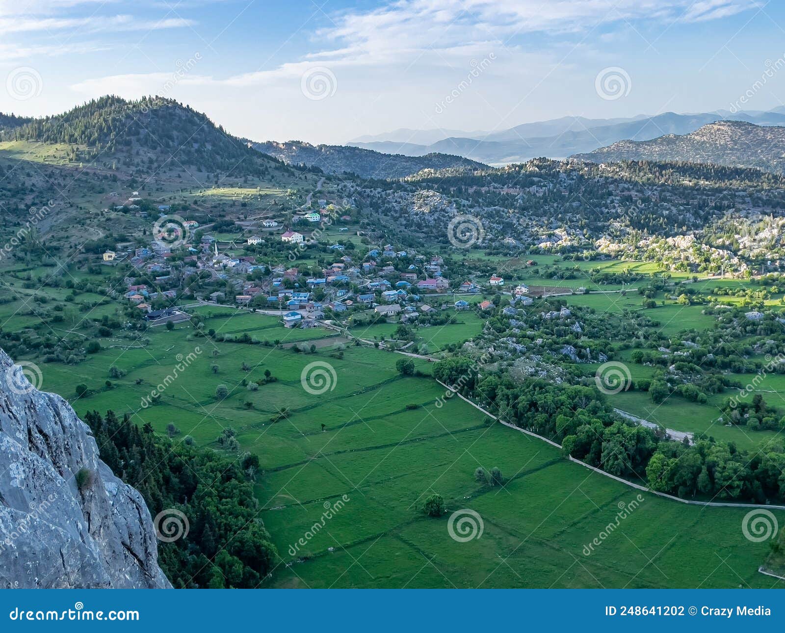 Life and Nature Scenes in Difficult Terrain Areas in the Countryside ...