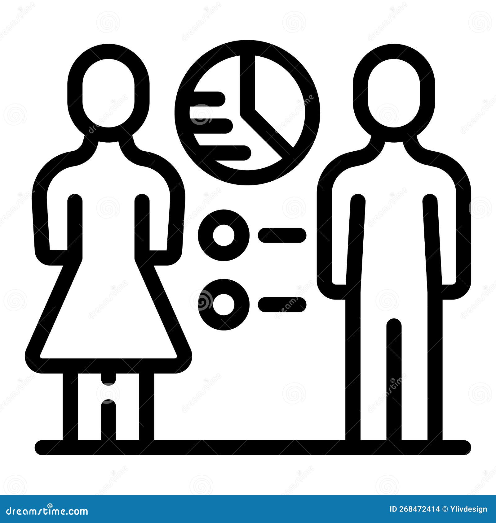Life Population Icon Outline Vector. Graph Increase Stock Vector ...