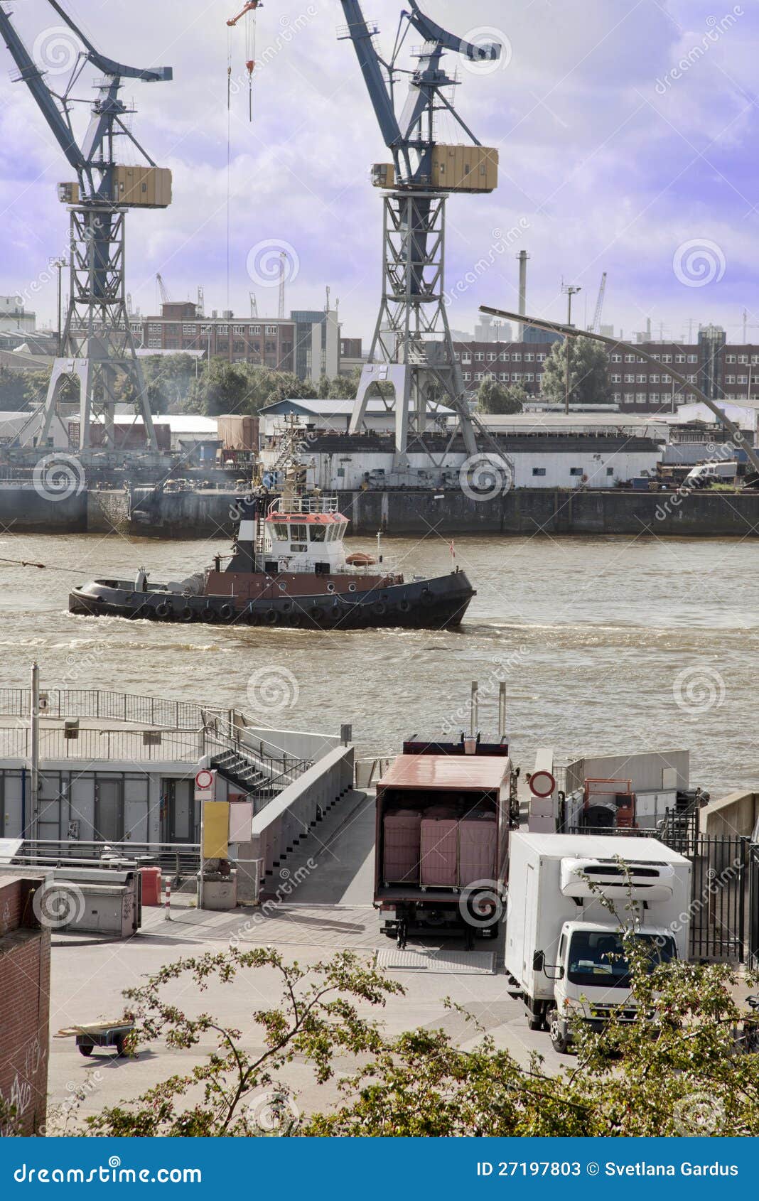 Life in the port stock image. Image of boat, life, pull - 27197803