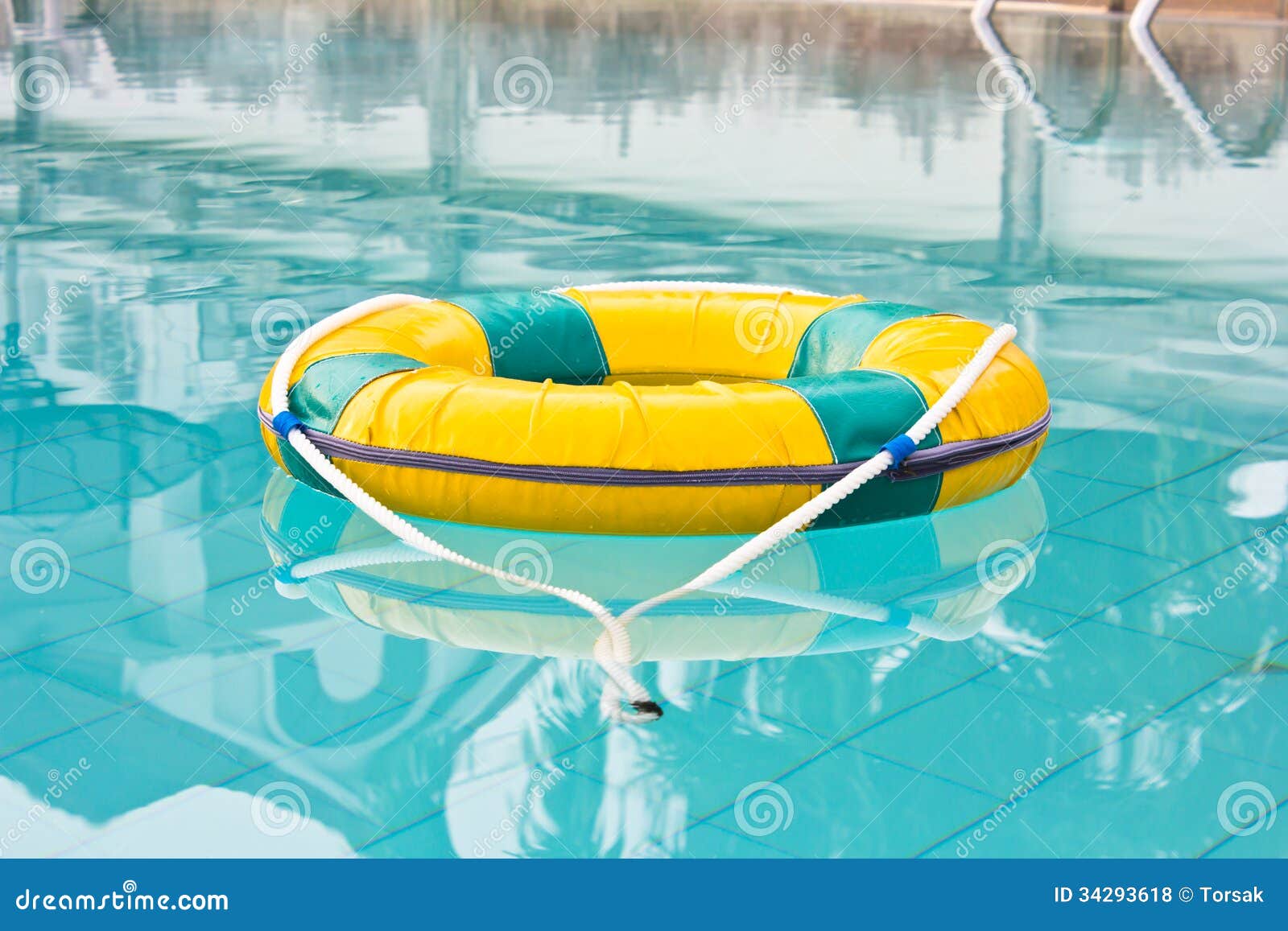 Life preserver floating stock photo. Image of blue, assistance - 34293618