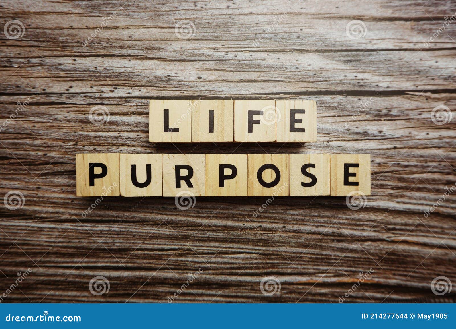 Life Purpose Alphabet Letters on Wooden Background Stock Photo - Image ...