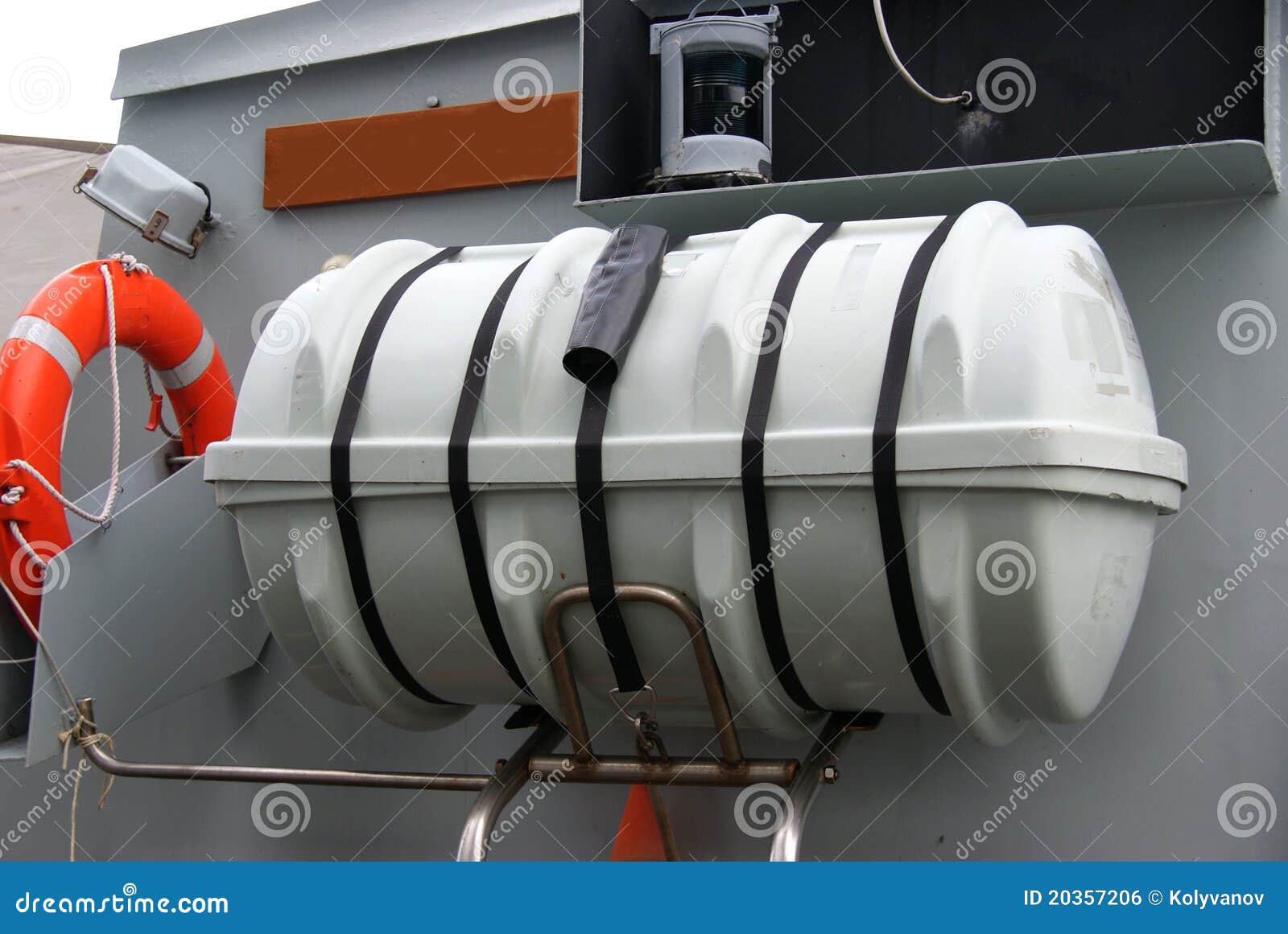Life raft stock photo. Image of liferaft, water, safe - 20357206