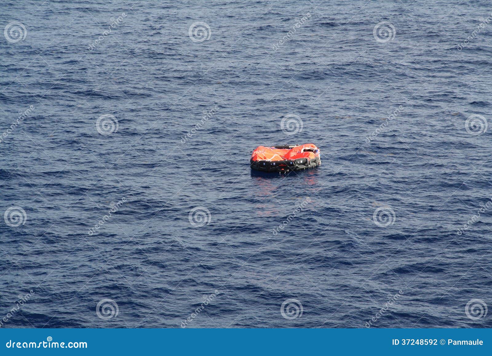 Life Raft With Manual Inflatable For Emergency Use To Escape At ...
