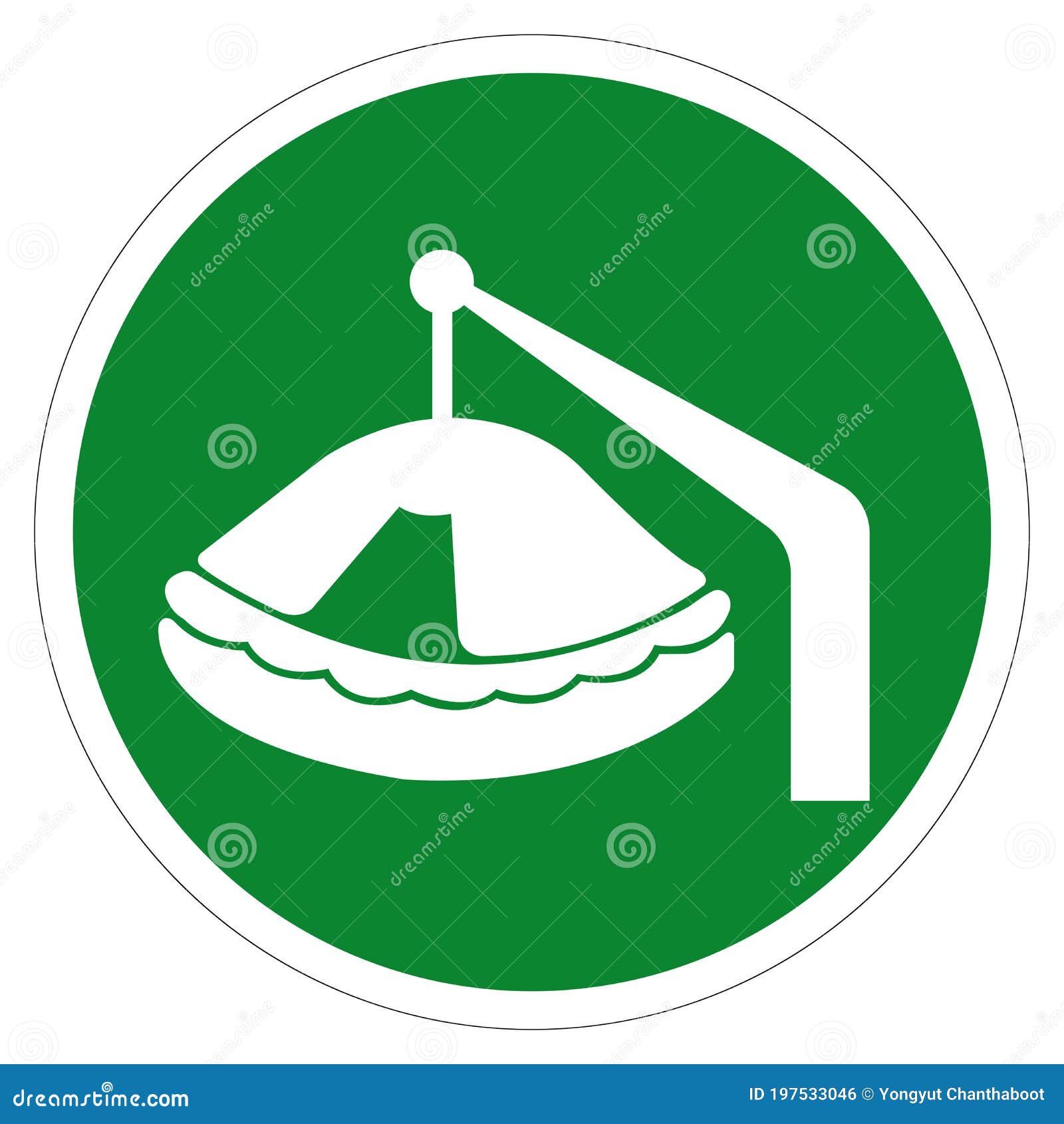 Life Raft Symbol Sign, Vector Illustration, Isolate on White Background ...