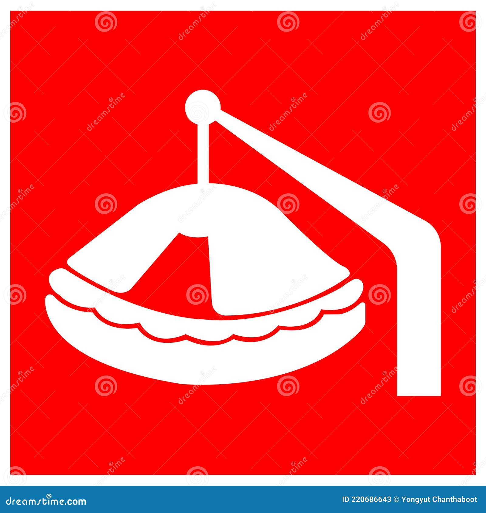 Life Raft Symbol Sign, Vector Illustration, Isolate on White Background ...