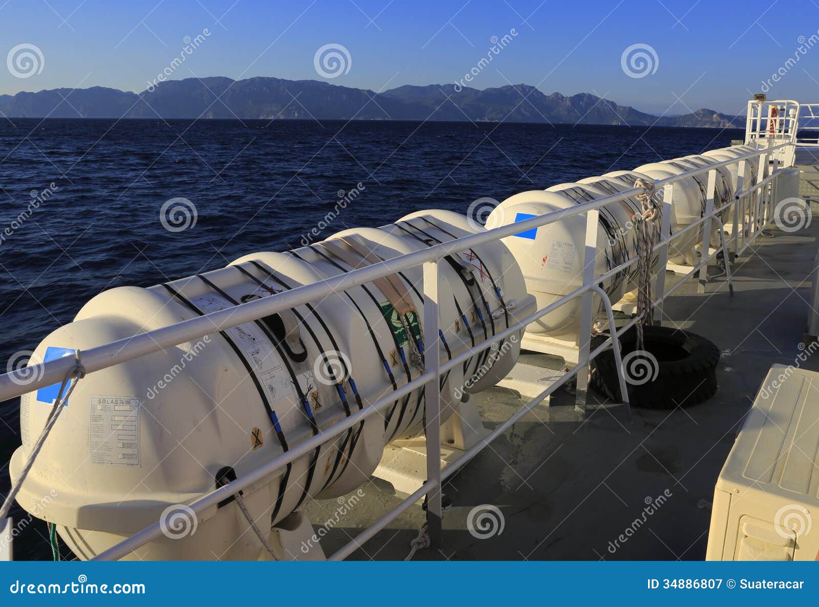 Life Rafts Picture. Image: 34886807