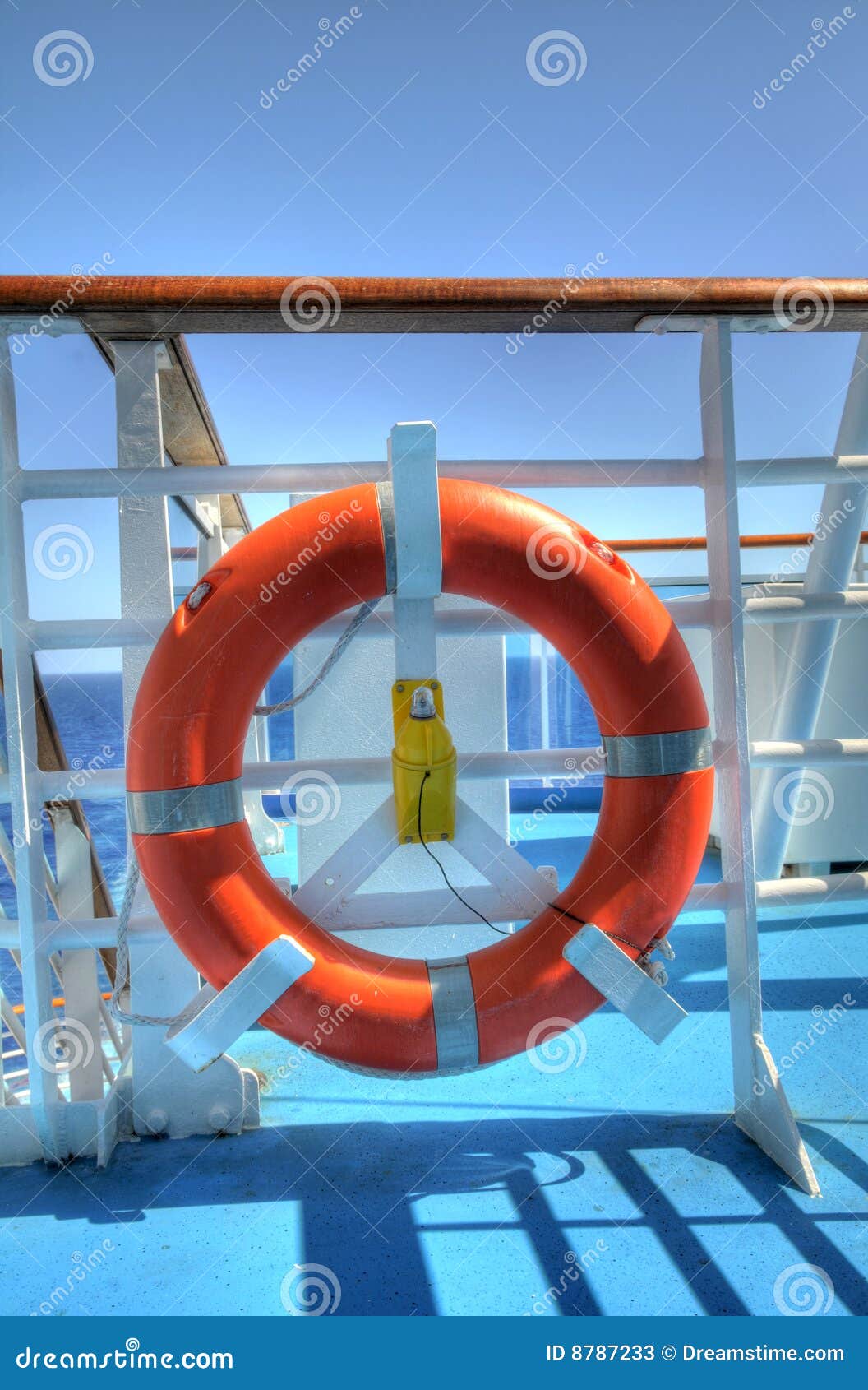 Life Ring on a Boat stock image. Image of travel, lifesaver - 8787233