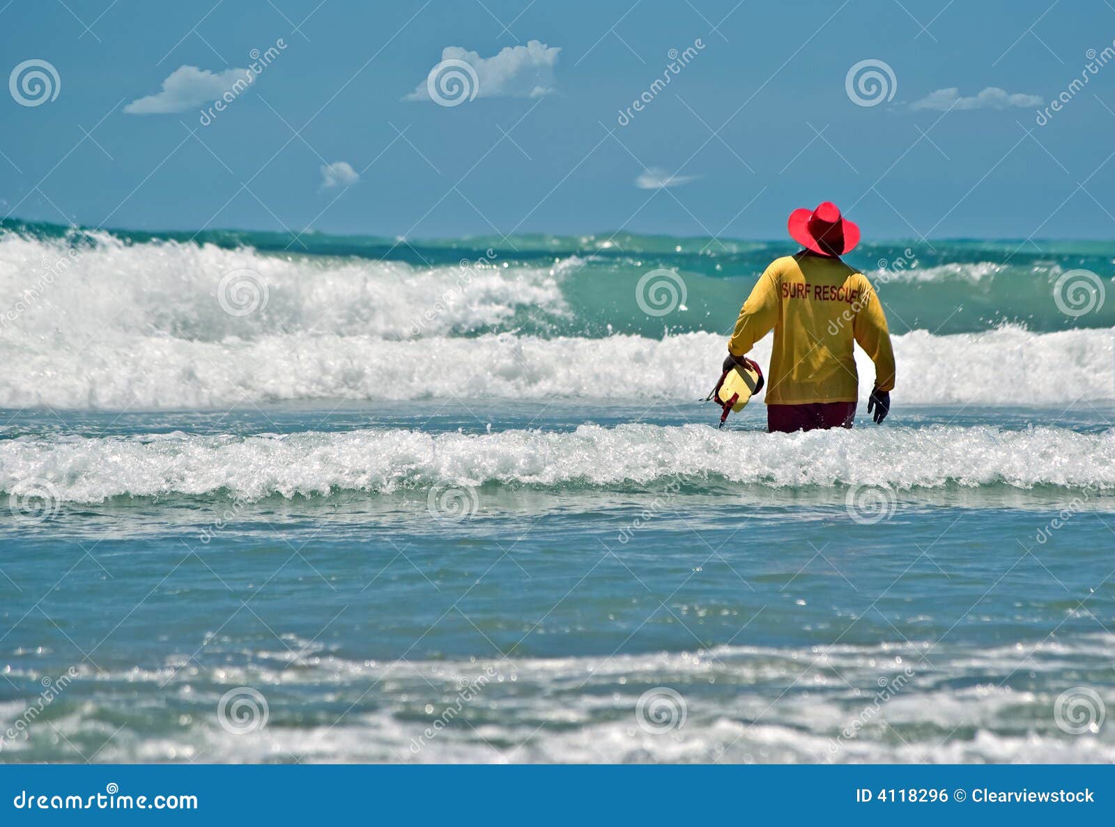 Life saver at the beach stock photo. Image of ocean, guard - 4118296