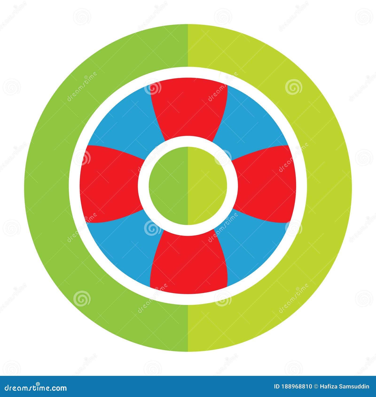 Life Saver. Vector Illustration Decorative Design Stock Vector ...