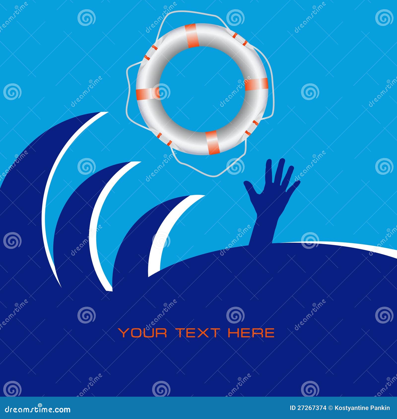 Life Saving stock vector. Illustration of drawing, type - 27267374