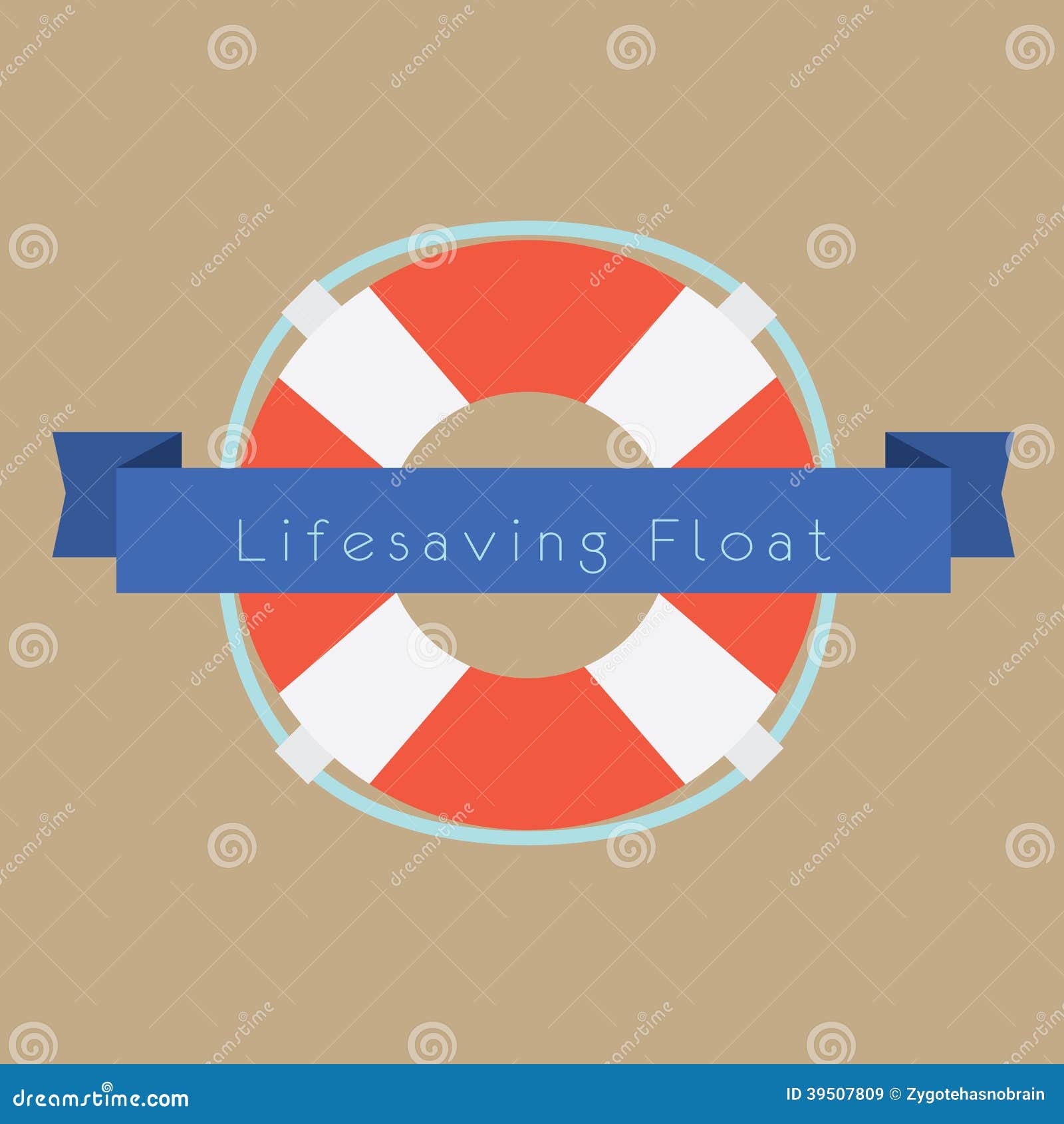 Life Saving Float Ring stock vector. Illustration of inflatable - 39507809