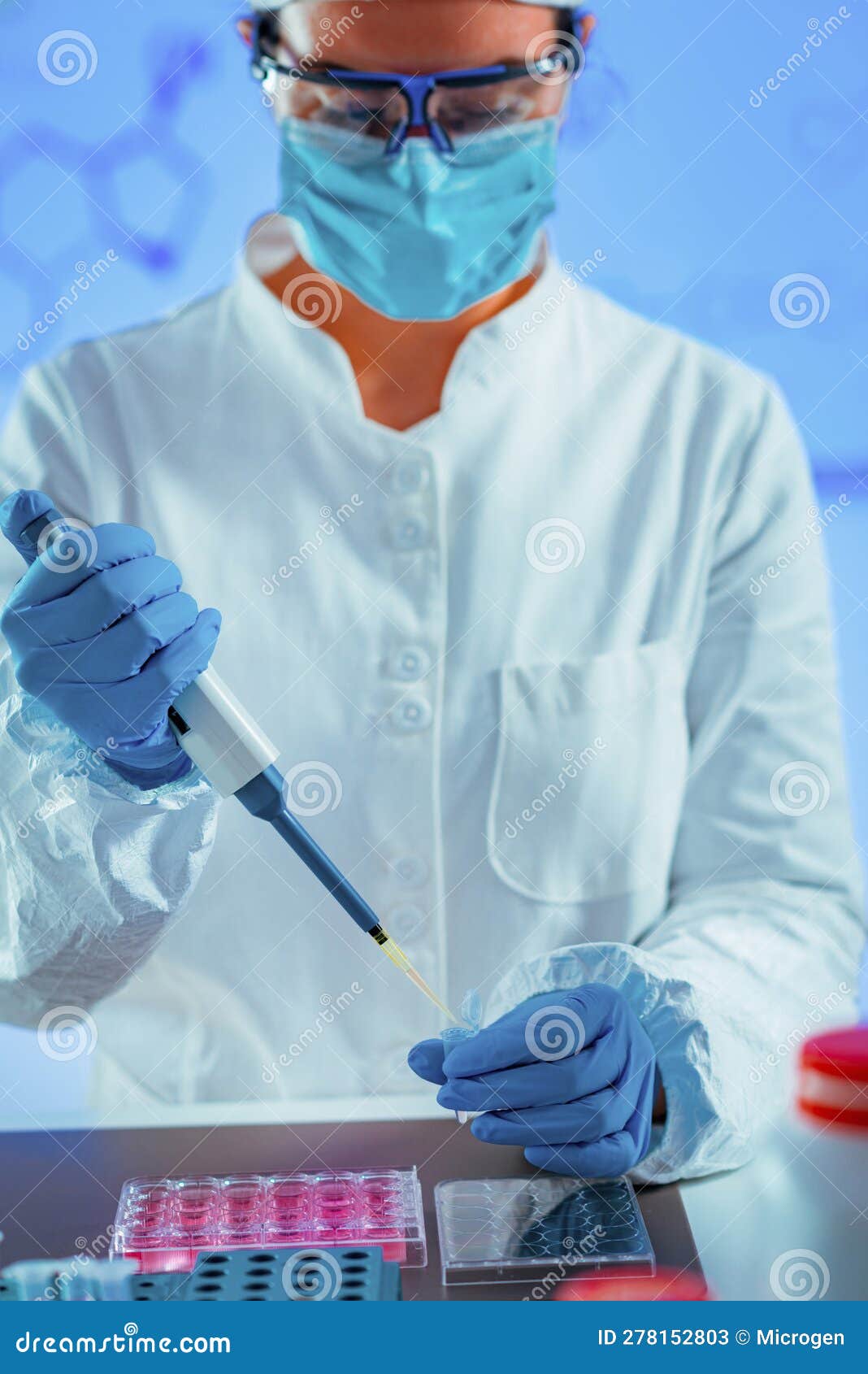 Life science research stock image. Image of engineering - 278152803