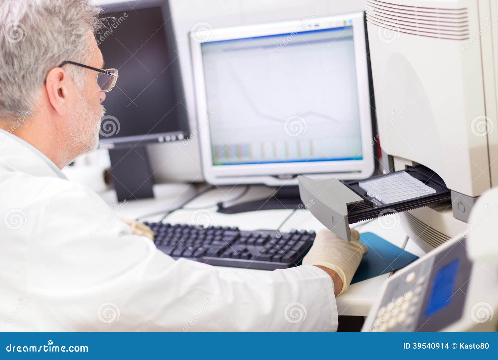 Life Scientist Researching in the Laboratory. Stock Photo - Image of ...