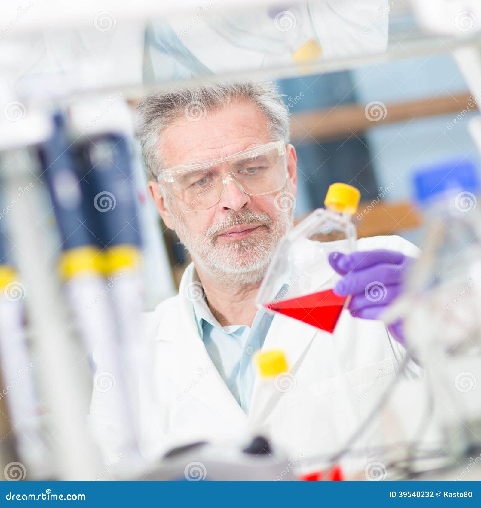 Life Scientist Researching in the Laboratory. Stock Photo - Image of ...