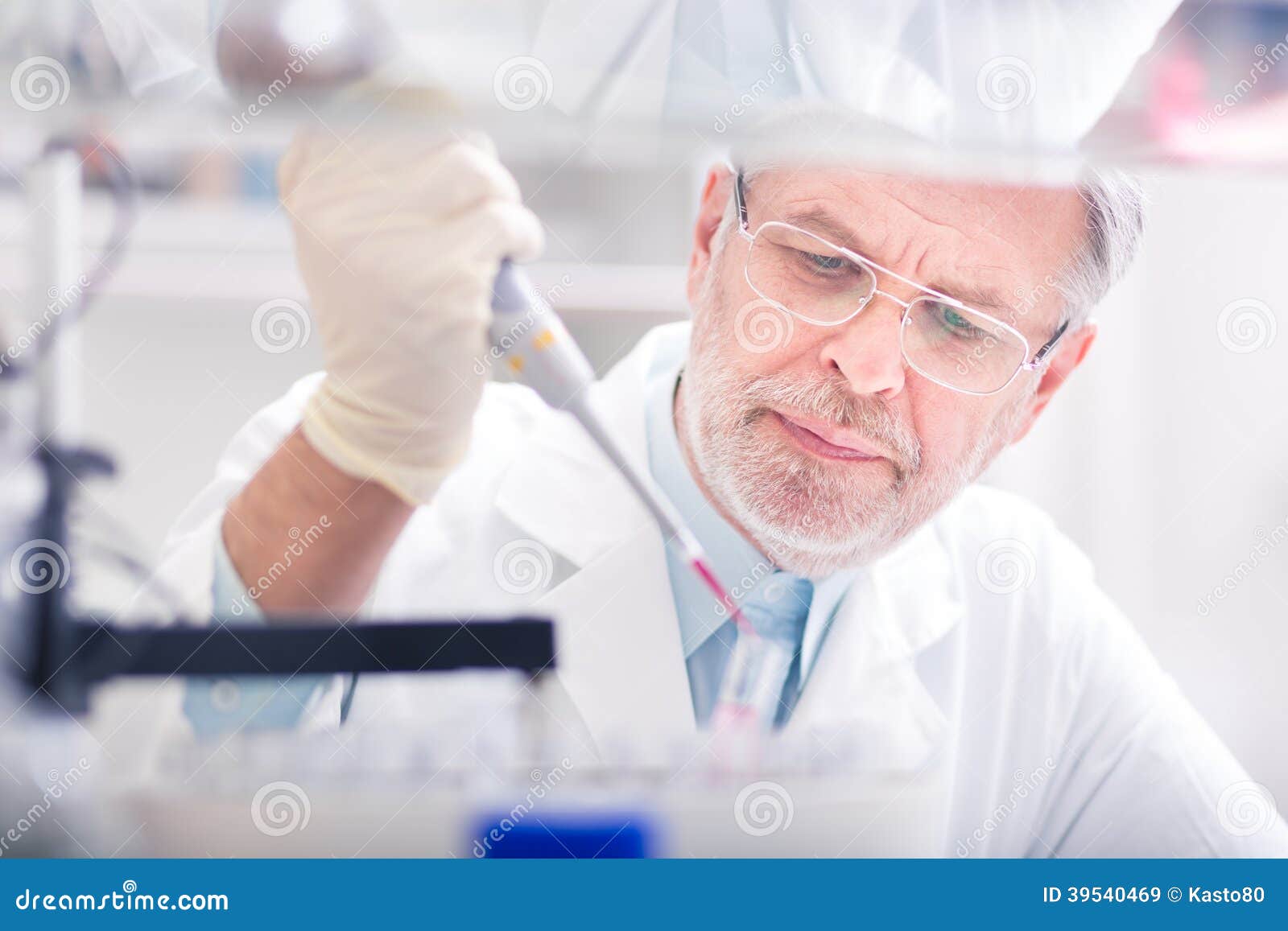 Life Scientist Researching in the Laboratory. Stock Image - Image of ...