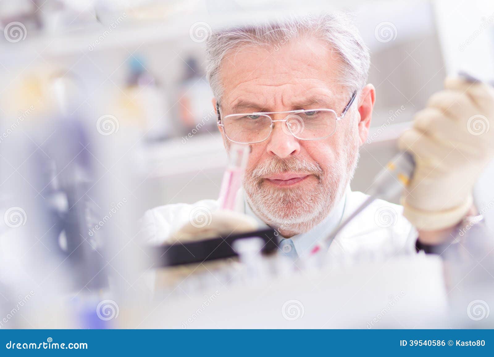 Life Scientist Researching in the Laboratory. Stock Photo - Image of ...