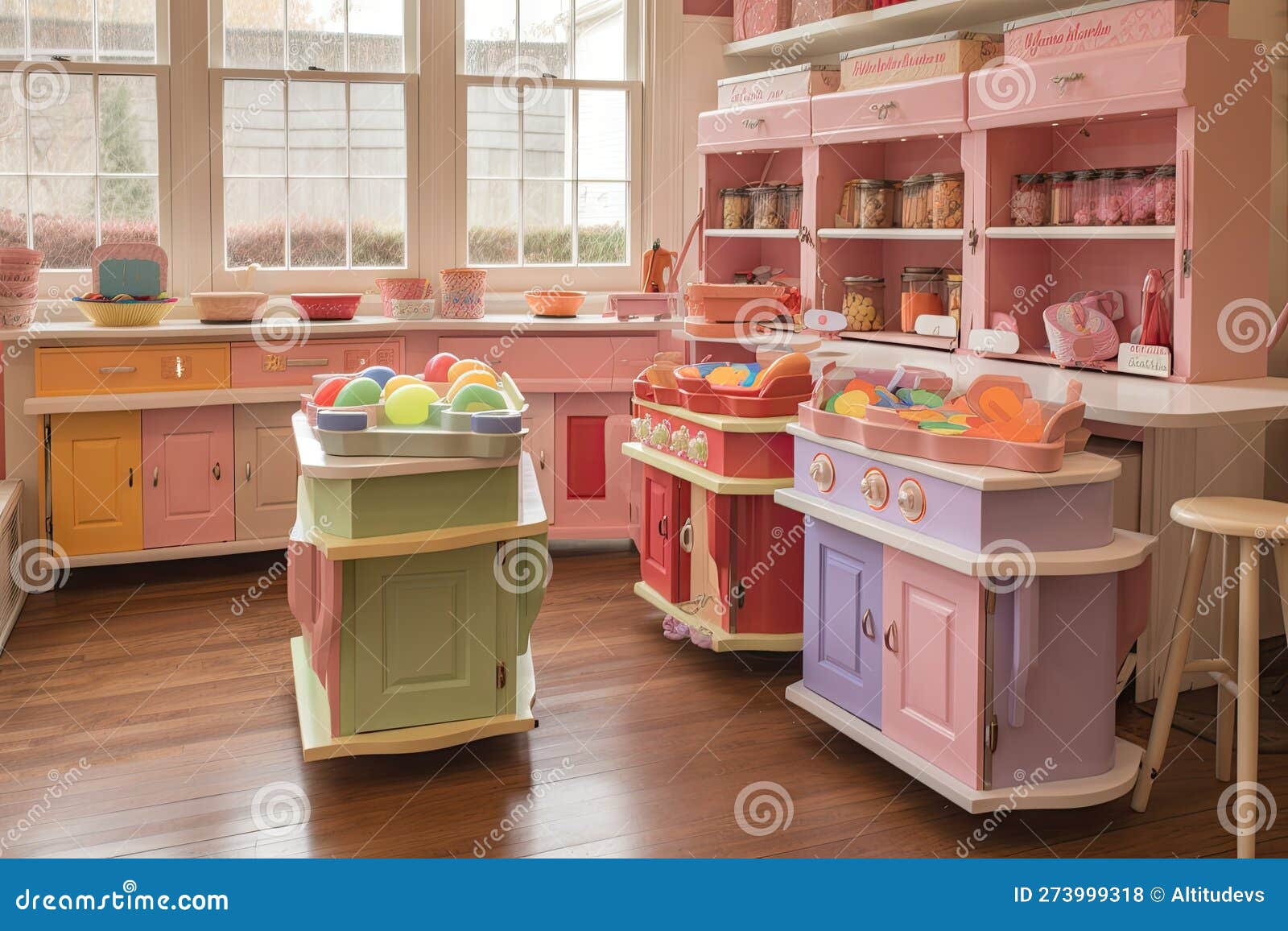 Life-size Candy Kitchen, Complete with Rolling Pins and Mixing Bowls ...