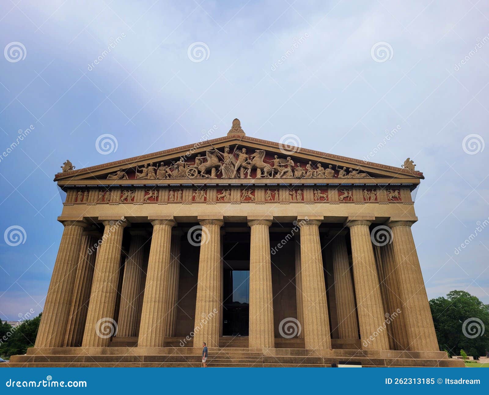 Life-size Replica of Parthenon in Nashville Editorial Image - Image of ...