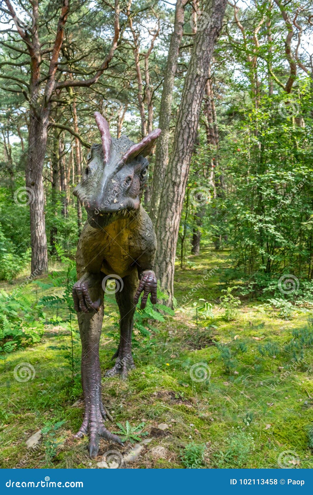 The Dinosaur Statue From Transformers Movie In Wulong NAtional PArk ...