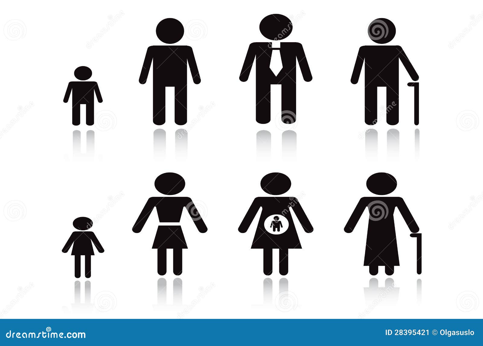 Life stage stock illustration. Illustration of adolescence - 28395421