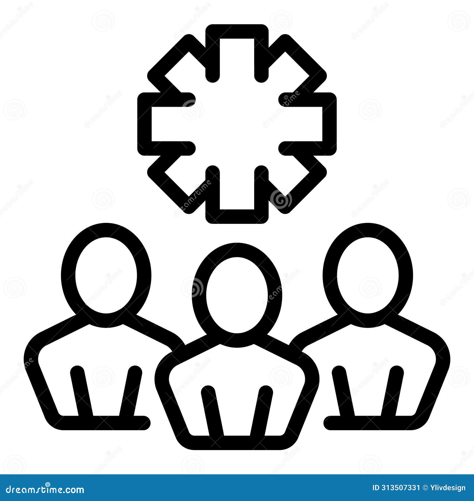 Life Star Emergency Icon Outline Vector. Urgency Hotline Stock Vector ...