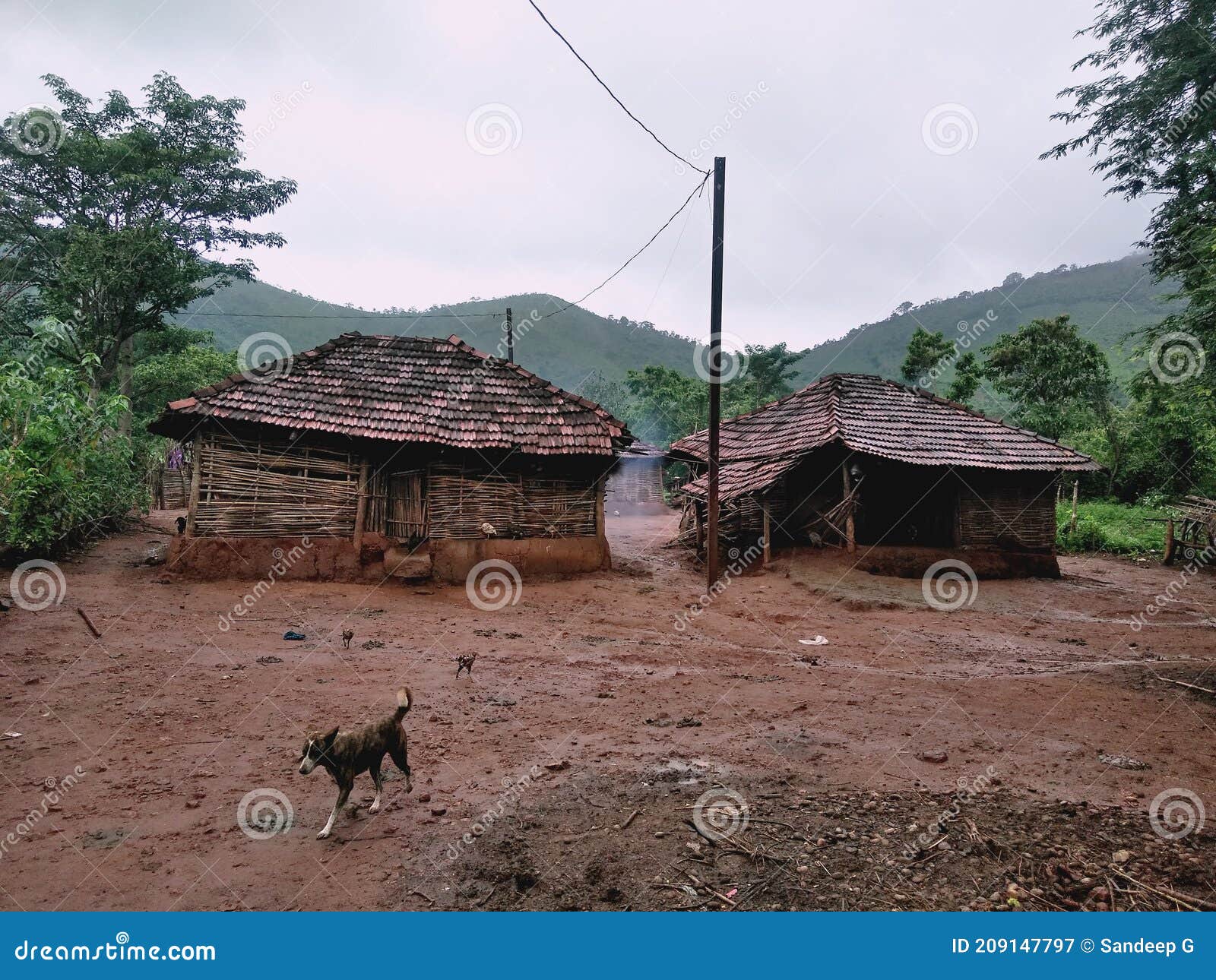 The Life Style of Tribal People.. Stock Image - Image of peoplet, life ...