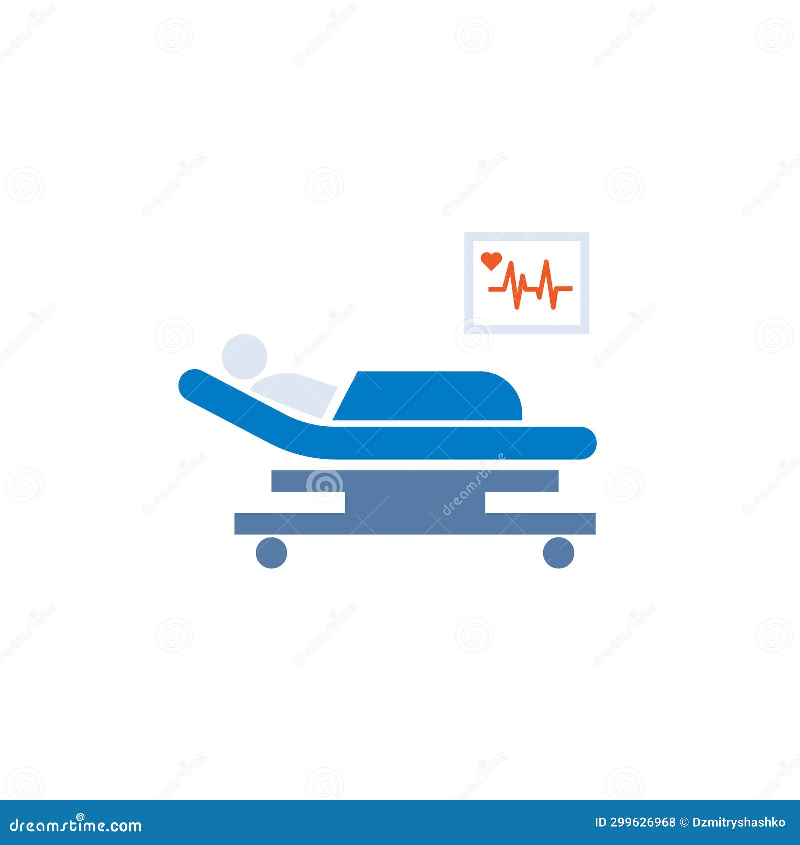 Life support machine icon stock vector. Illustration of graphic - 299626968