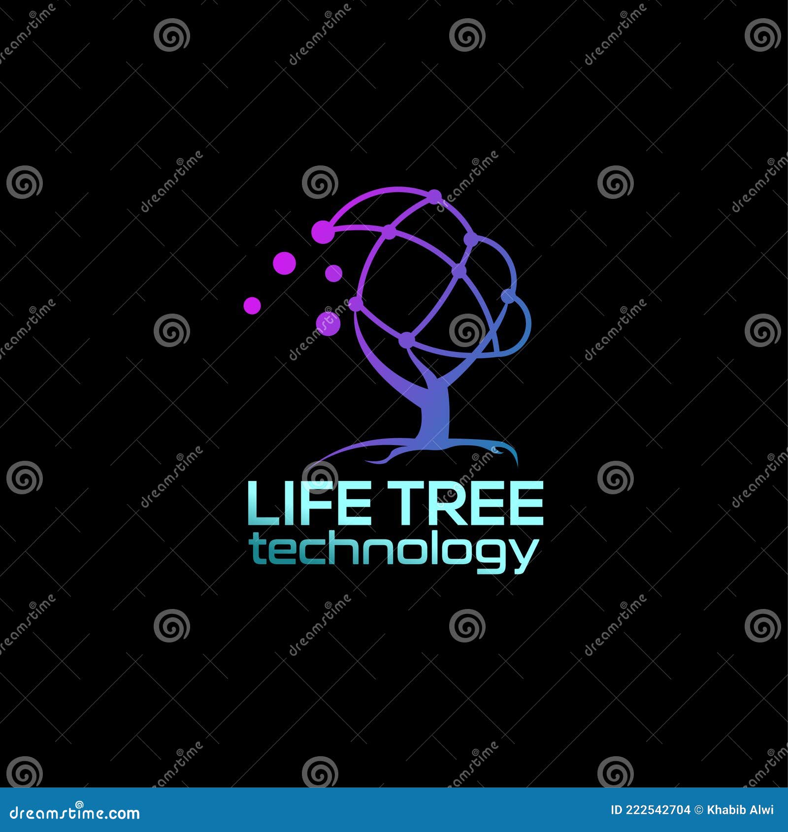 Life Tree Technology / Logo Stock Vector - Illustration of classic ...