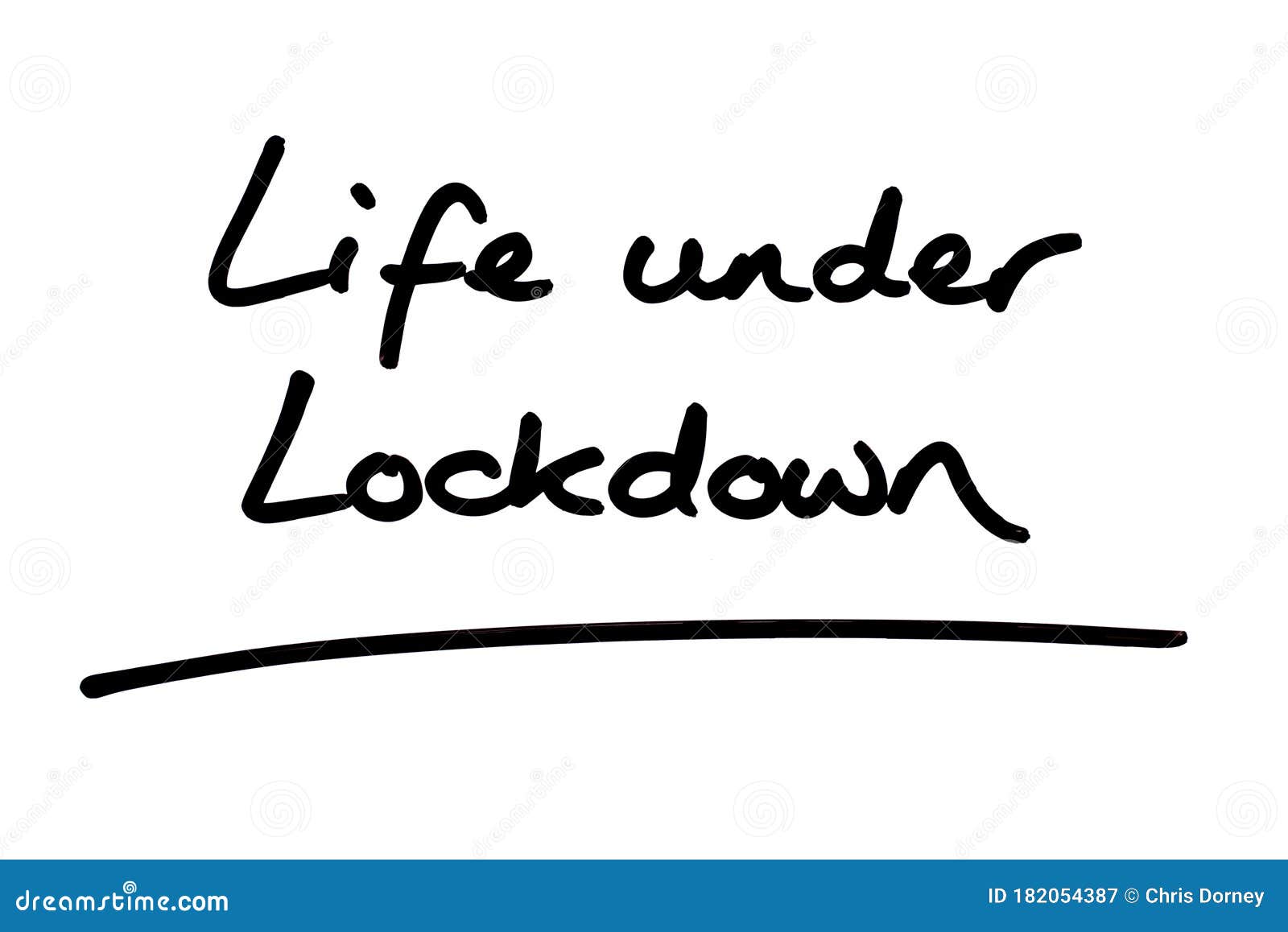 Life Under Lockdown stock illustration. Illustration of curve - 182054387