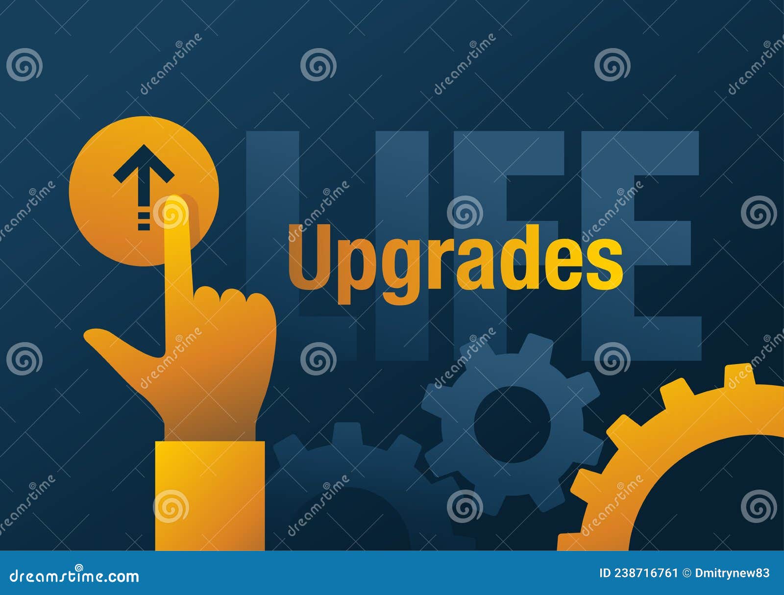 Life Upgrades - Small daily Optimizations Stock Vector - Illustration ...