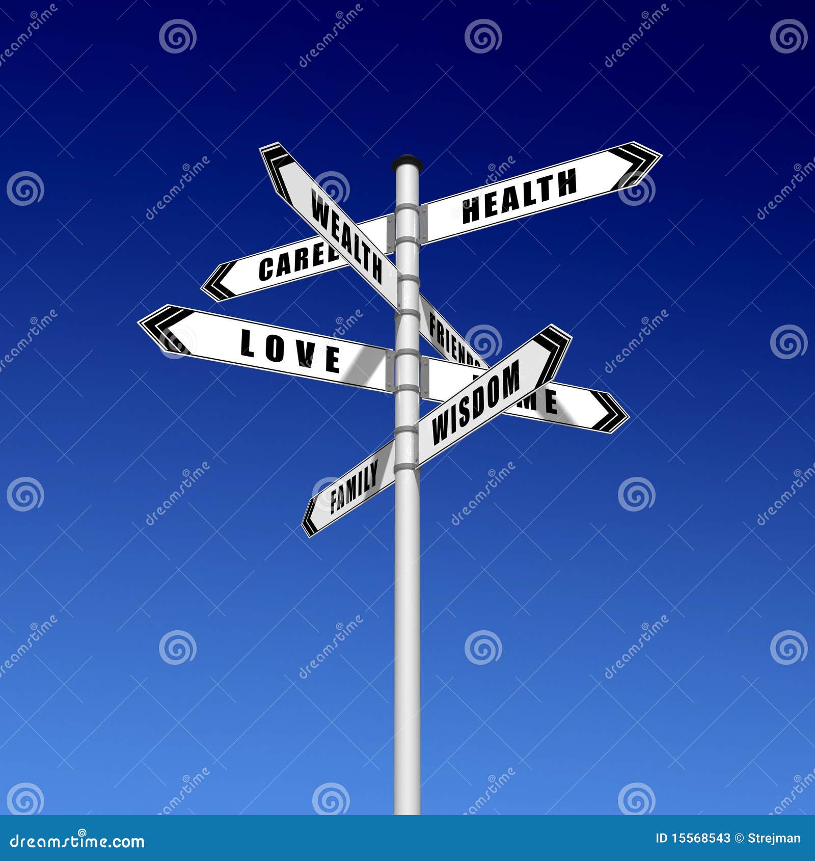 Life values stock illustration. Illustration of guide - 15568543