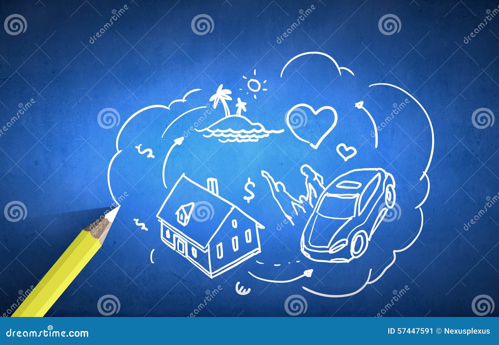 Life values stock image. Image of design, balloon, doodle - 57447591