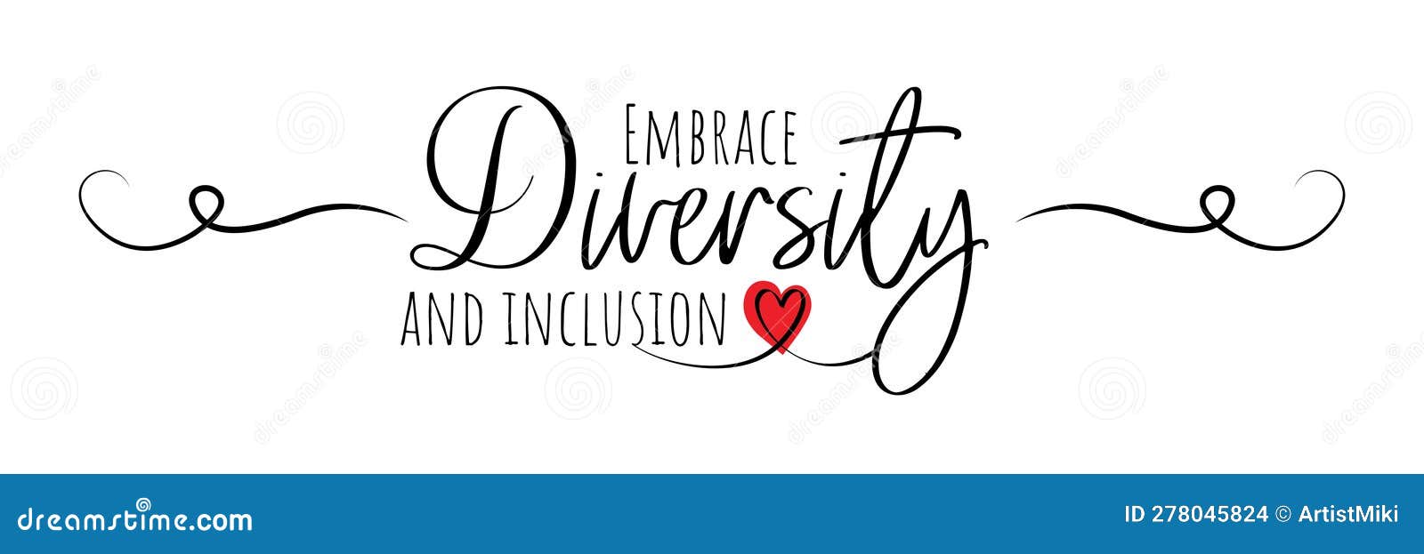 Embrace Diversity and Inclusion, Vector Stock Vector - Illustration of ...