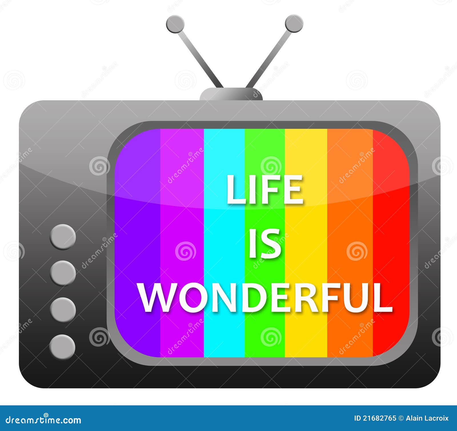 Life is wonderful stock illustration. Illustration of contentment ...